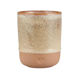 IB Laursen Becher HEART Natur Braun ohne Henkel 190 ml | Gr.: onesize
