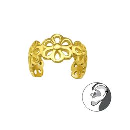 BUNGSA Ohrklemme Ear Cuff in Silber | Gr.: onesize