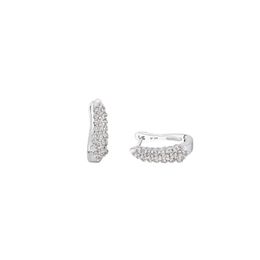 Amor Creolen Silber 925, rhodiniert in Silber | Gr.: onesize