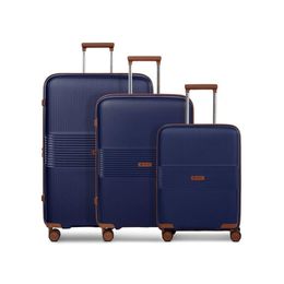 Farmhood Eco Edition 02 4 Rollen Kofferset 3-teilig mit Dehnfalte in navy | Gr.: onesize