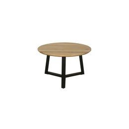 ByLiving Couchtisch Cross in Natur - D 75 x H 46 cm | Gr.: onesize