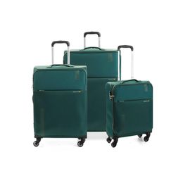 Roncato Speed 4 Rollen Kofferset 3-teilig mit Dehnfalte in smaragd | Gr.: onesize