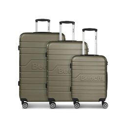 Bench Seattle 4 Rollen Kofferset 3-teilig in dark-olive | Gr.: onesize