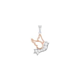 Amor Motivanhänger Silber 925, rhodiniert+rosévergoldet in Bicolor | Gr.: onesize