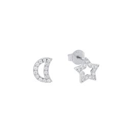 Amor Ohrstecker Silber 925, rhodiniert in Silber | Gr.: onesize
