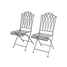 Butlers Gartenstuhl MANDALA GARDEN 2er-Set in Braun | Gr.: onesize