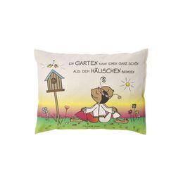Goebel Bio-Zirbenkissen " Der kleine Yogi Ein Garten kann einen... " in Bunt | Gr.: onesize