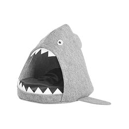 Beliani Tierbett PIRANHA in Grau - (W) 37 x (H) 42 x (L) 44 cm | Gr.: onesize