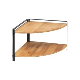 5five Simply Smart Eckarbeitsplattenregal in schwarz | Gr.: onesize