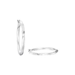 Amor Creolen Silber 925, rhodiniert in Silber | Gr.: onesize