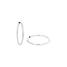 Amor Creolen Silber 925, rhodiniert in Silber | Gr.: onesize