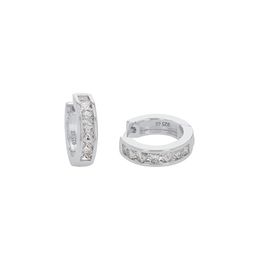 Amor Creolen Silber 925, rhodiniert in Silber | Gr.: onesize