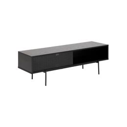 ebuy24 TV Tisch Angus Schwarz 140 x 40 cm | Gr.: onesize