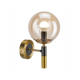 Licht-Erlebnisse Wandlampe (B)15 x (H)26.5 cm in Gold Schwarz | Gr.: onesize
