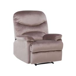 Beliani Sessel ESLOV in Beige/Schwarz/Grau - (W) 85 x (H) 103 x (L) 90 cm | Gr.: onesize