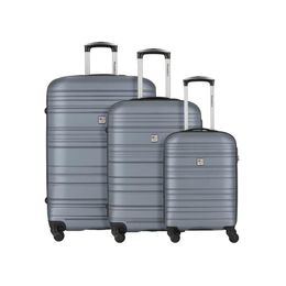 Check.In Paradise 4 Rollen Kofferset 3-teilig in silber | Gr.: onesize