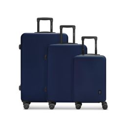 Redolz Essentials 09 3-SET 4 Rollen Kofferset 3-teilig in dark-blue | Gr.: onesize