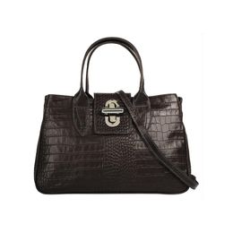 CLUTY Handtasche in dunkelbraun | Gr.: onesize