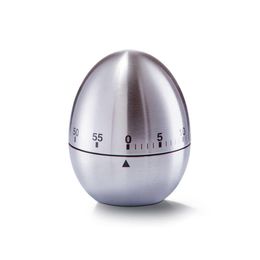 zeller Present Eierförmiger Küchentimer in silbern | Gr.: onesize