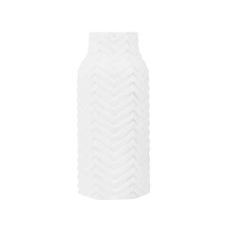 Beliani Dekovase XANTHOS in Weiß - (W) 14 x (H) 32 x (L) 14 cm | Gr.: onesize