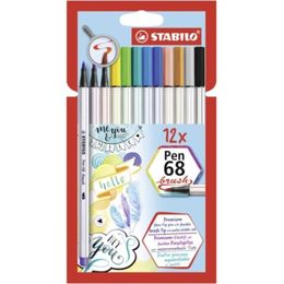 Stabilo Papeterie/PBS - Premium-Filzstift mit Pinselspitze für variable Strichst&a | Gr.: onesize