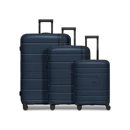 Redolz Essentials 11 4 Rollen Kofferset 3-teilig mit Dehnfalte in midnight blue | Gr.: onesize