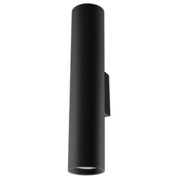 Nice Lamps Wandleuchte CASTRO 2 in Schwarz H 30cm | Gr.: onesize
