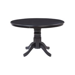 Beliani Runder Tisch AKRON in Schwarz - (W) 120 x (H) 76 x (L) 120 cm | Gr.: onesize