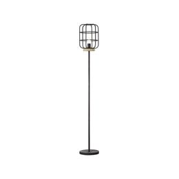Brilliant Standleuchte, 1-flammig Gwen 25 cm in antik holz/schwarz korund | Gr.: onesize