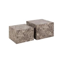 ebuy24 Couchtisch Dice Braun 58 x 58 cm | Gr.: onesize