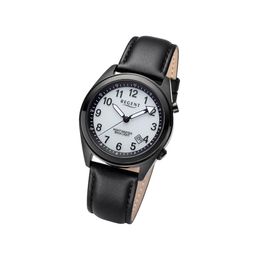 Regent Uhren Analog-Armbanduhr Regent Lederarmband schwarz mittel (ca. 37,6mm) | Gr.: onesize