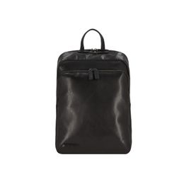 Plevier Rock Opal Daypack Leder 43 cm Laptopfach in schwarz | Gr.: onesize