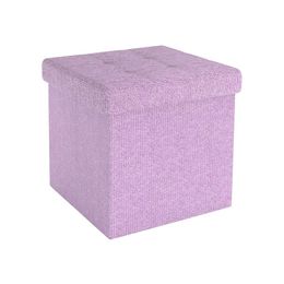 Intirilife Faltbare Sitzhocker 38x38x38 cm in LOTUS ROSA | Gr.: onesize