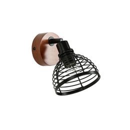 Licht-Erlebnisse Spot Strahler (B)12 x (H)16 cm in Braun Schwarz | Gr.: onesize