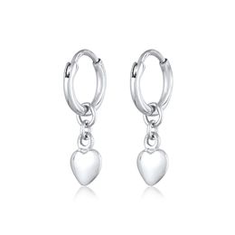 Elli Ohrringe 925 Sterling Silber Herz in Silber | Gr.: onesize
