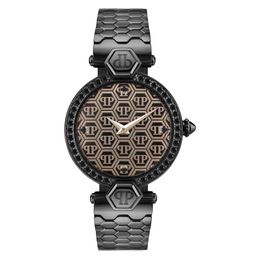 Philipp Plein Quarzuhr Plein Couture Schwarz in schwarz | Gr.: onesize