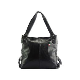 Florence Schultertasche, Henkeltasche, Shopper Leder schwarz ca. 40cm | Gr.: onesize