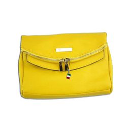 Florence Schultertasche, Clutch Leder gelb ca. 24cm | Gr.: onesize