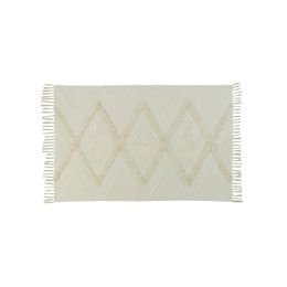 ScandicLiving Teppich, Cream, 100x160 cm, handgetuftete Baumwolle | Gr.: onesize