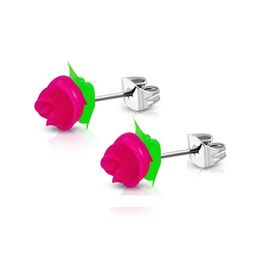 BUNGSA Ohrstecker in Pink | Gr.: onesize