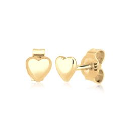 Elli Ohrringe 585 Gelbgold Herz in Gold | Gr.: onesize