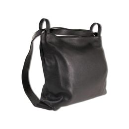 Toscanto Schultertasche, Cityrucksack Leder schwarz ca. 40cm | Gr.: onesize
