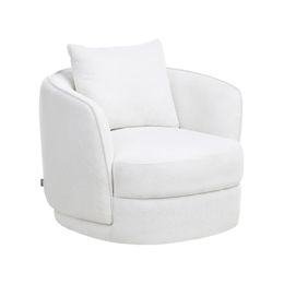 Beliani Sessel ANDALEN in Weiß - (W) 85 x (H) 74 x (L) 79 cm | Gr.: onesize