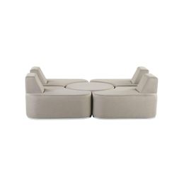 Beliani 5-tlg Lounge Set FABRO in Grau | Gr.: onesize
