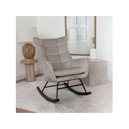 Qiyano Schaukelstuhl Medira in Taupe | Gr.: onesize