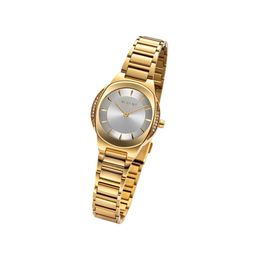 Regent Uhren Analog-Armbanduhr Regent Metallarmband gold klein (ca. 28,5mm) | Gr.: onesize