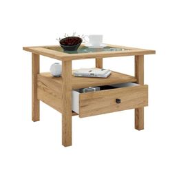 ebuy24 Couchtisch LingisM 2 Eiche 54 x 54 cm | Gr.: onesize