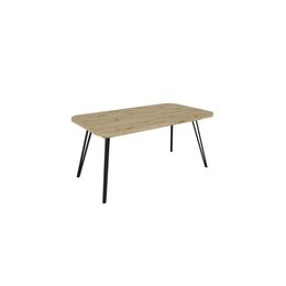 ByLiving Tisch Life in Braun - (B) 160 x (H) 76 x (T) 90 cm | Gr.: onesize