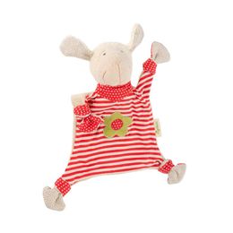 Sigikid Schnuffeltuch Natural Stripes Green in rot | Gr.: onesize