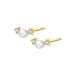 Dear Me Perlenohrstecker 585 Gold in Gold | Gr.: onesize